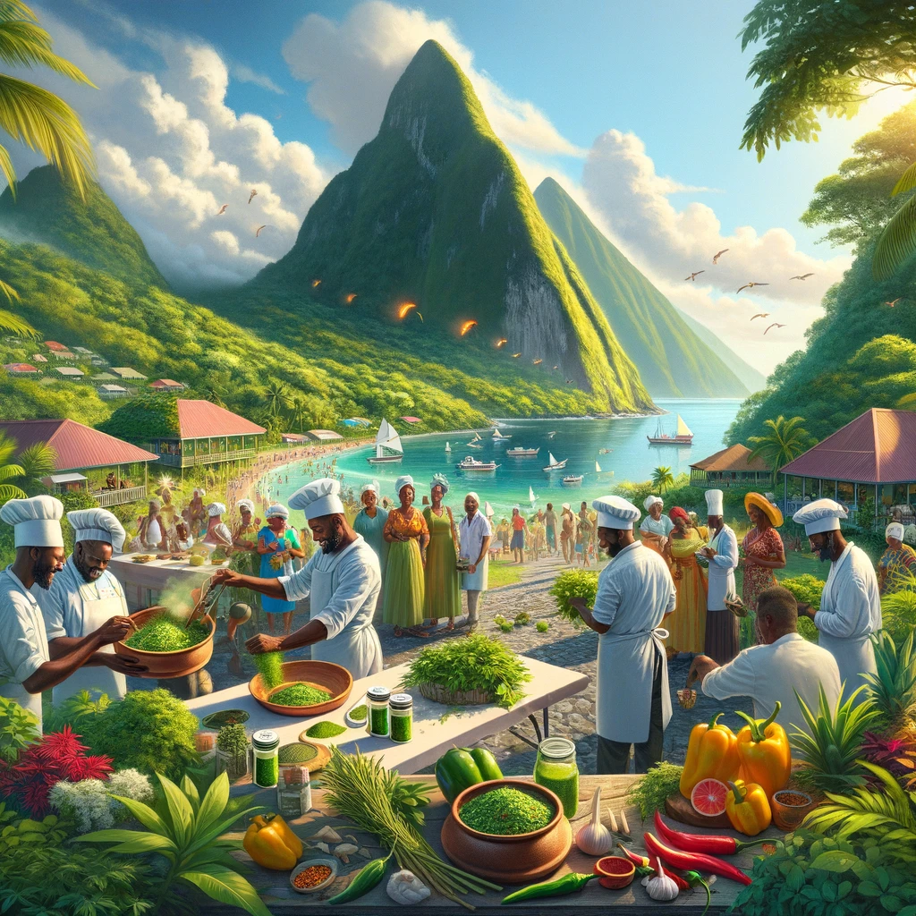 St. Lucian Green Seasoning: The Soulful Melody of the Caribbean