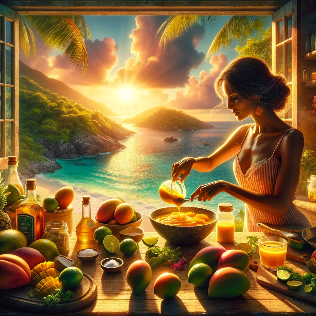 Caribbean Sun: Mango Lime Dressing’s Vibrance