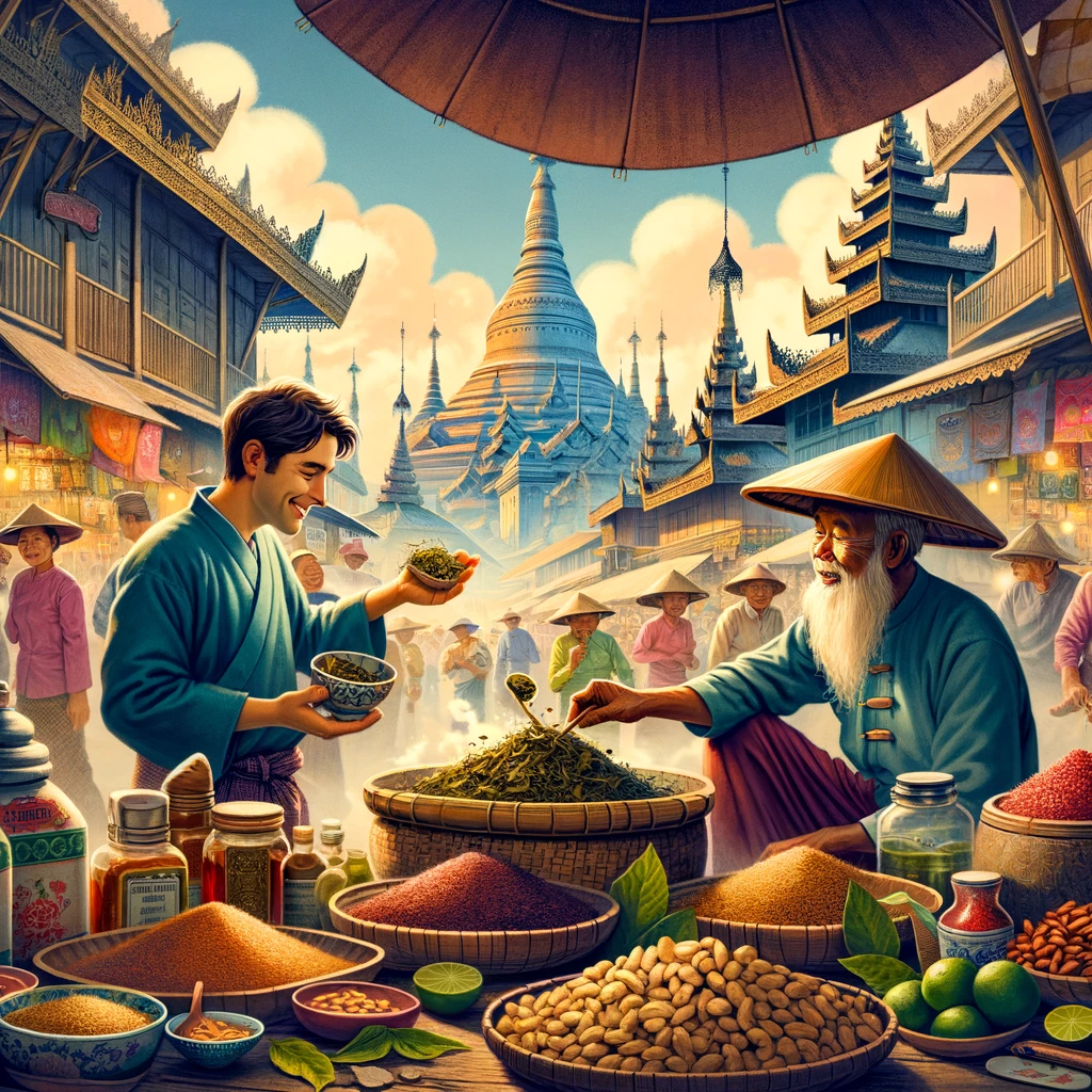 Exotic Infusion: Burmese Laphet Thoke Dip