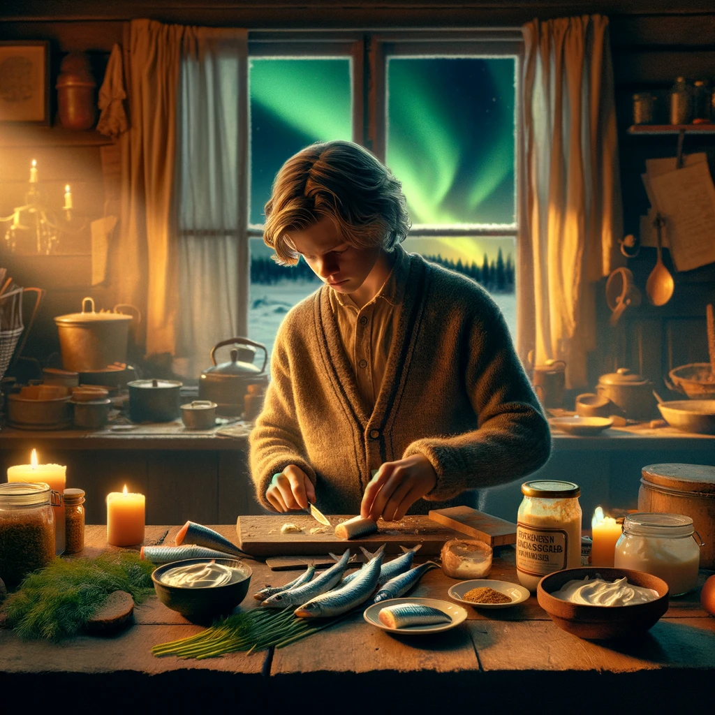 Finnish Mustard Herring Dip: A Baltic Treasure