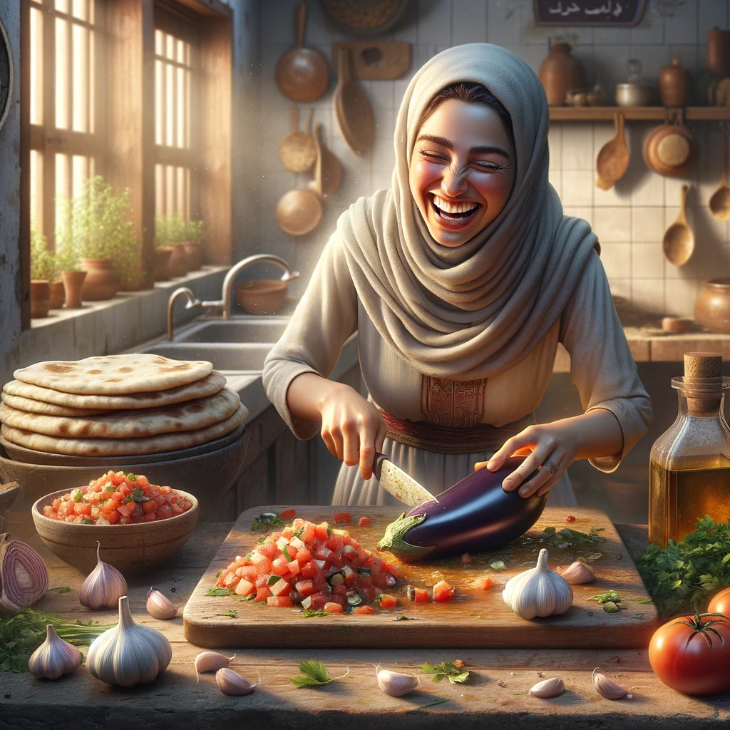 Mystic Mélange: Iraqi Eggplant and Tomato Dip